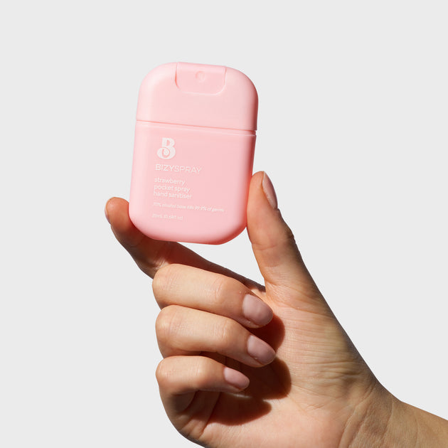 Strawberry Pocket Spray Hand Sanitiser - BIZYSPRAY – Bizy Spray