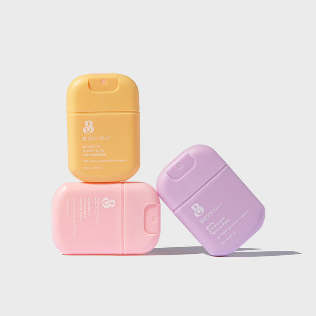 Pocket Spray Hand Sanitiser Trio Pack - BIZYSPRAY – Bizy Spray